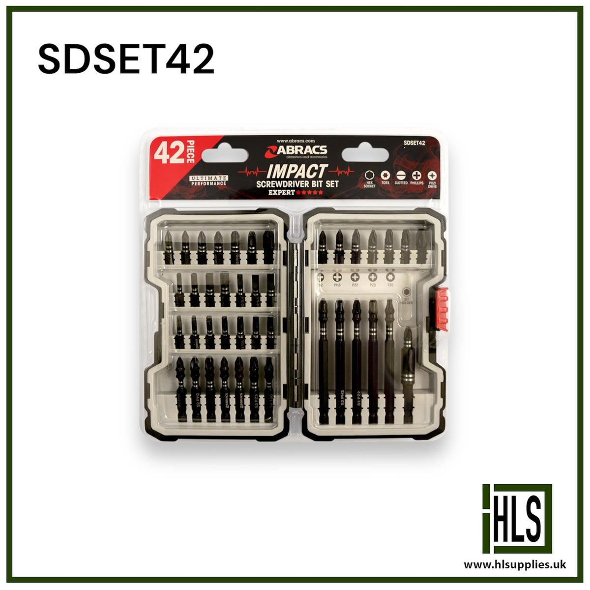 42pc Impact S/D Bit Set SDSET42 – HLSupplies