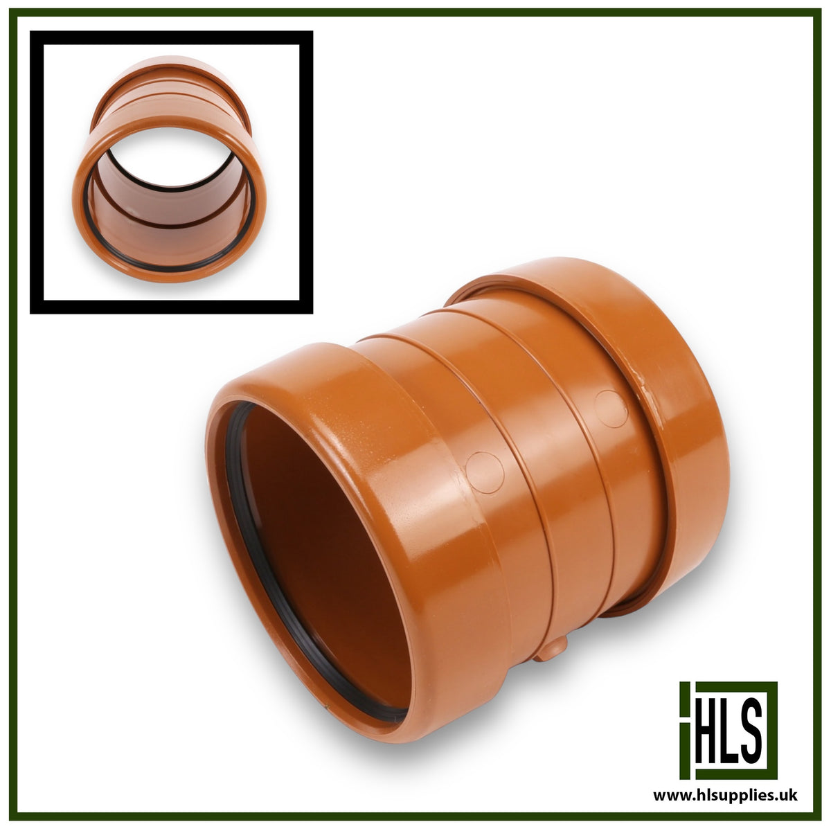 110MM U/G DOUBLE SOCKET STRAIGHT COUPLING – HLSupplies