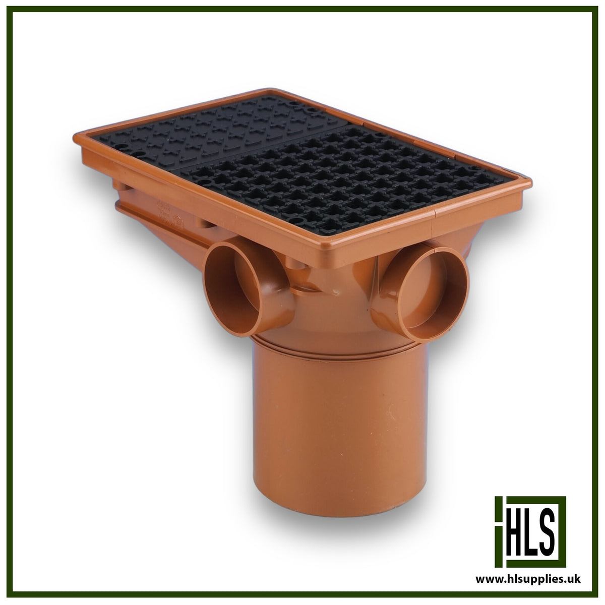 110MM U/G INTEGRAL (RECTANGLE) HOPPER WITH GRID – HLSupplies
