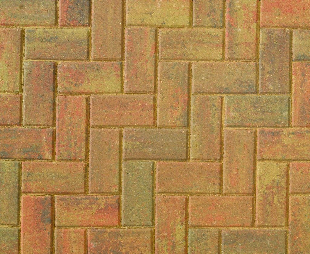 BRETT Omega Driveway Block Paving AUTUMN GOLD 1m2 – HLSupplies
